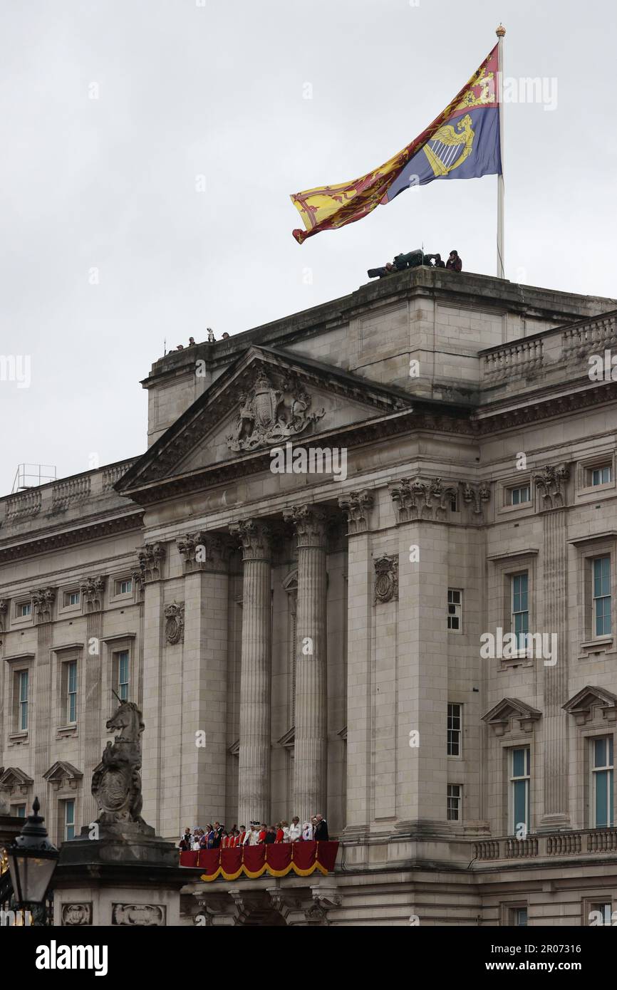 (left to right) The Duke of Edinburgh, the Earl of Wessex, Lady Louise ...