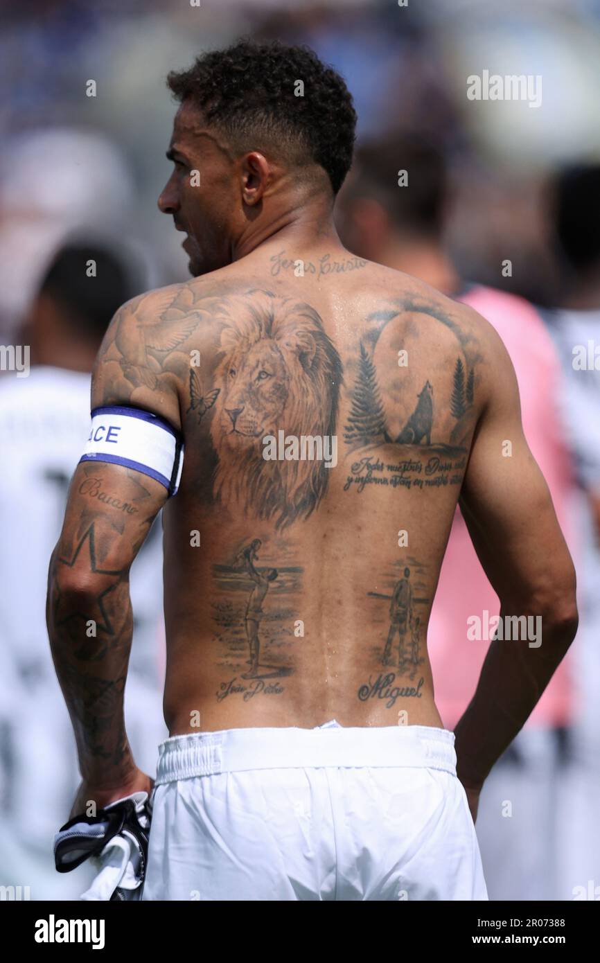 Thiago Silva Neck Tattoo