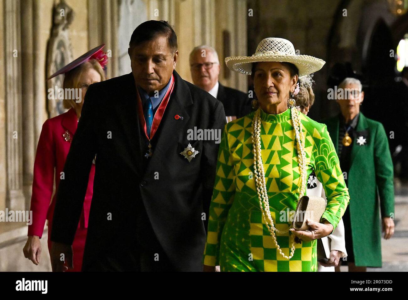 King's Representative of the Cook Islands Tom Marsters and his wife ...