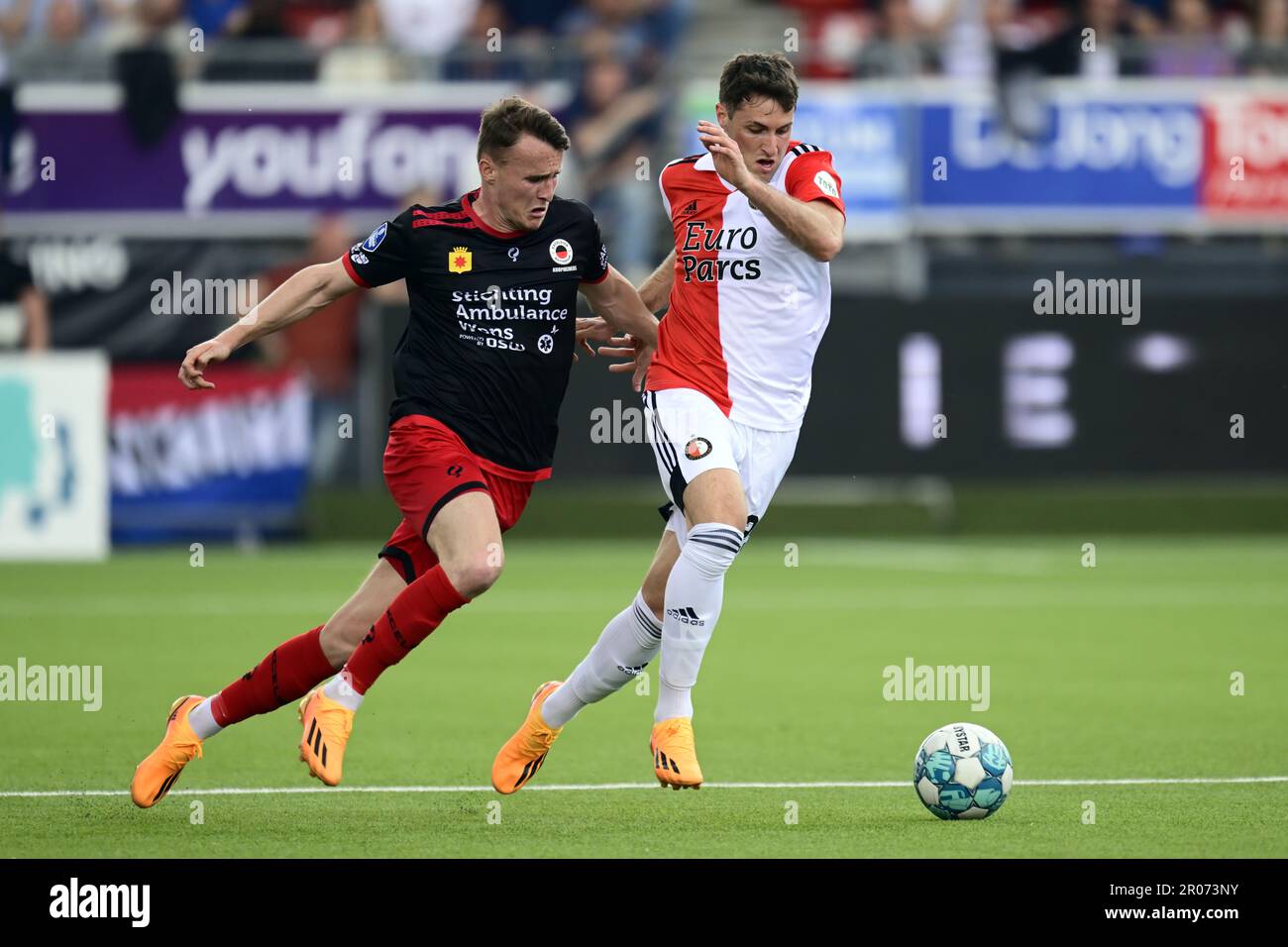 ROTTERDAM - (lr) Peer Koopmeiners of Excelsior, Santiago Gimenez of ...