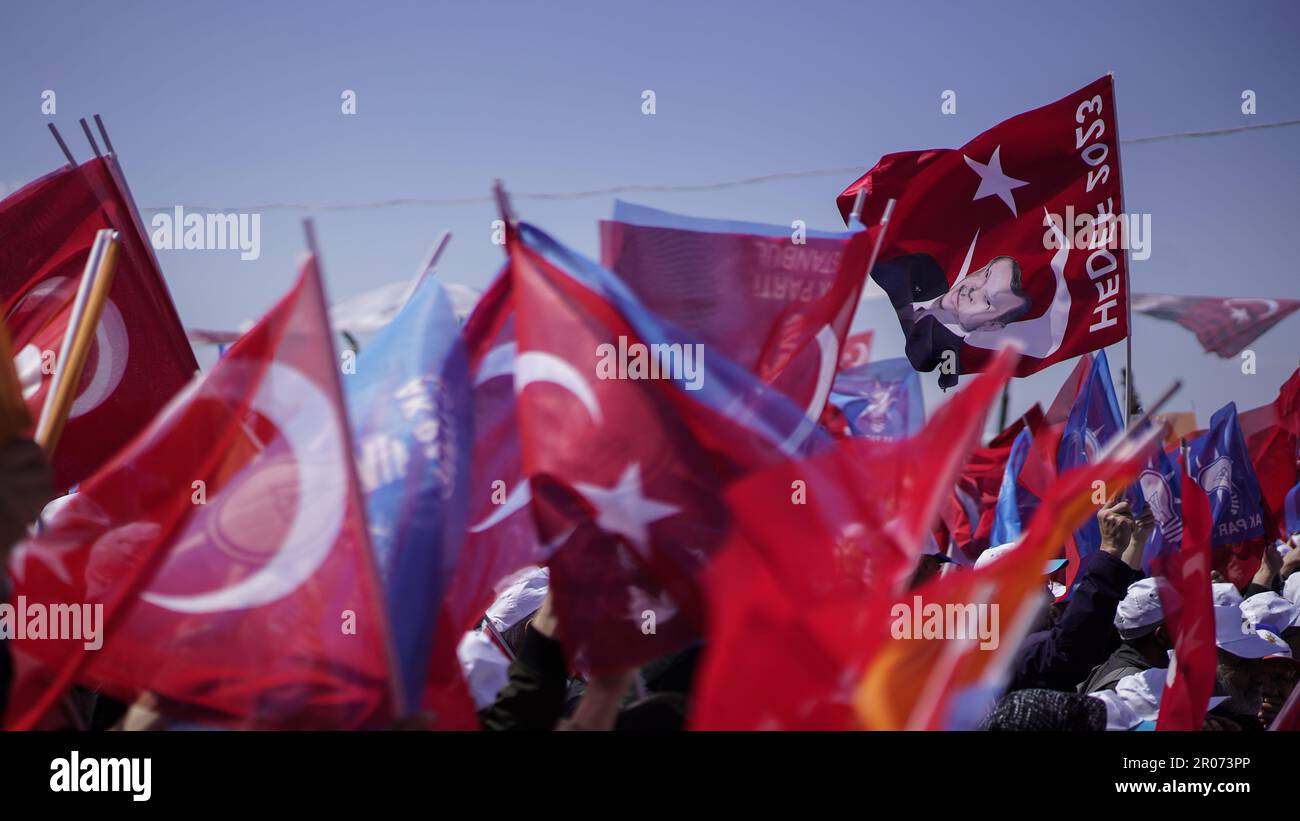 Istanbul, Istanbul, Turkey. 7th May, 2023. Justice and Development ...