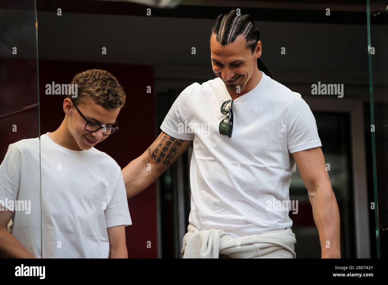 Zlatan Ibrahimovic and your son Stock Photo - Alamy