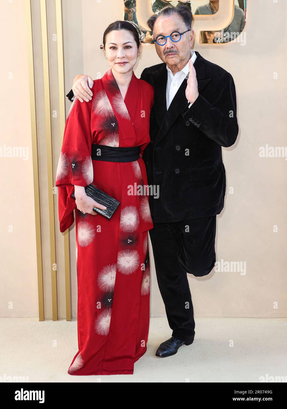 LOS ANGELES, CALIFORNIA, USA - MAY 06: China Chow and Michael Chow ...