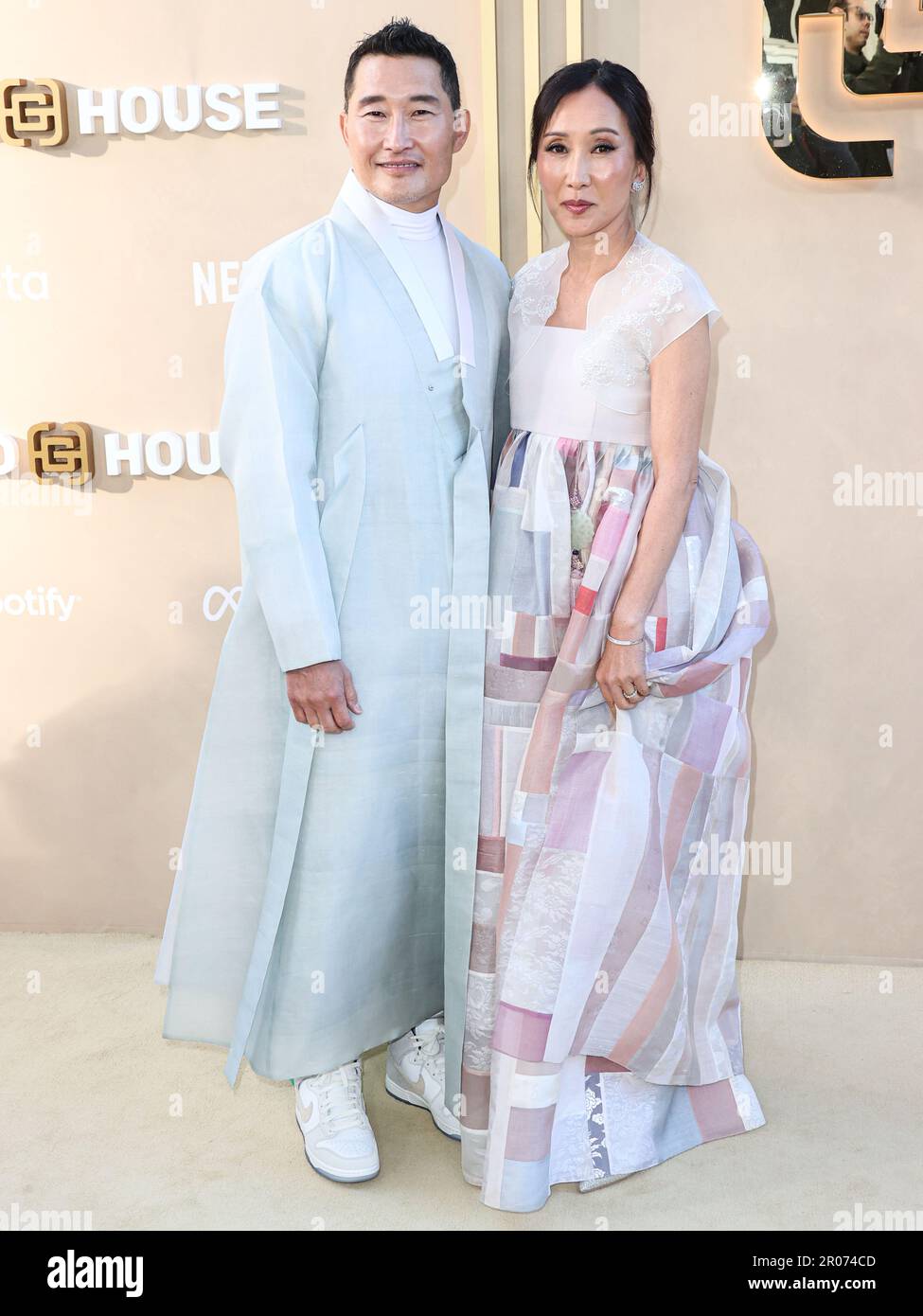 LOS ANGELES, CALIFORNIA, USA - MAY 06: Daniel Dae Kim and Mia Kim ...