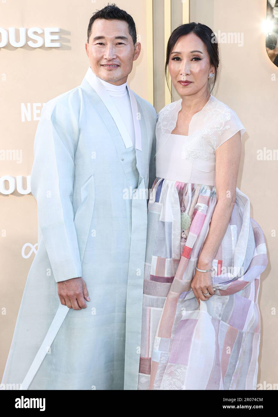LOS ANGELES, CALIFORNIA, USA - MAY 06: Daniel Dae Kim and Mia Kim ...