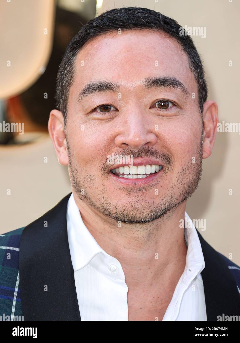 LOS ANGELES, CALIFORNIA, USA - MAY 06: Ken Ohashi arrives at Gold House ...