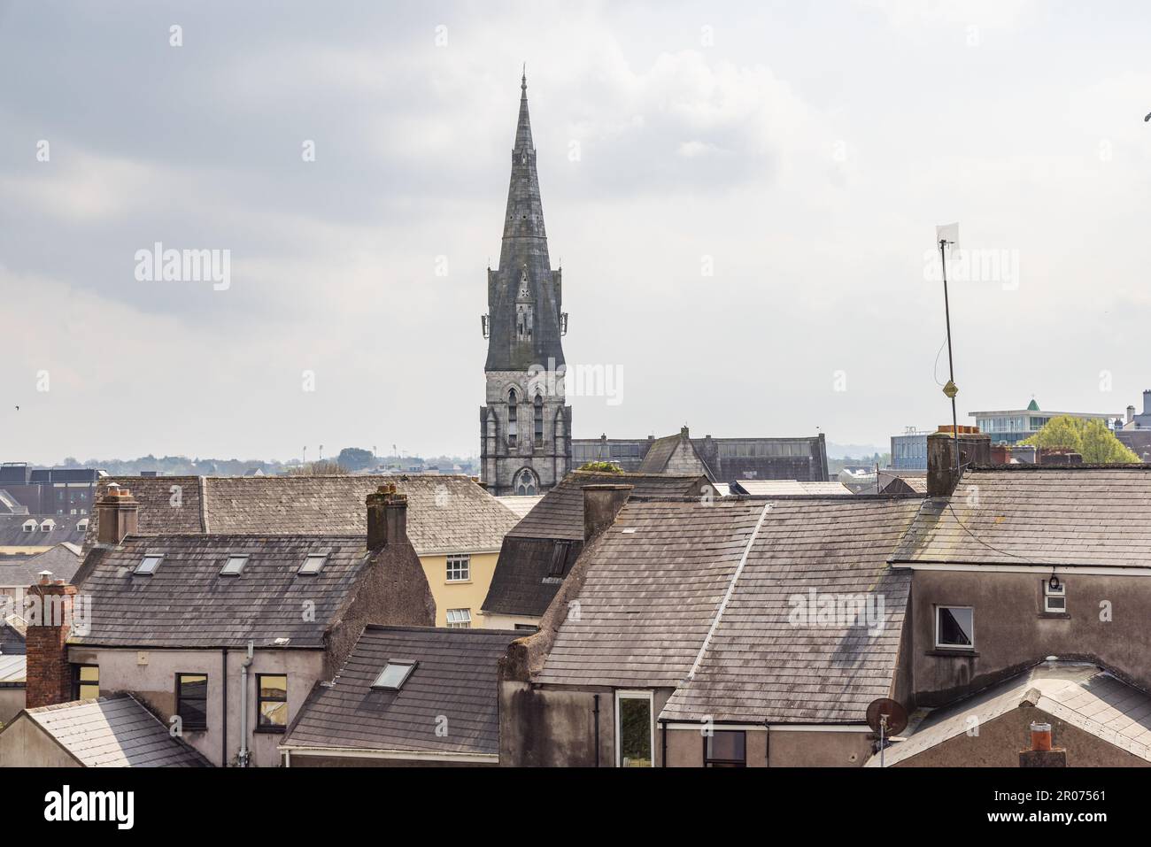 View from Fort Elizabeth Dun Elise with Saint Fin Barre's Cathedral in ...