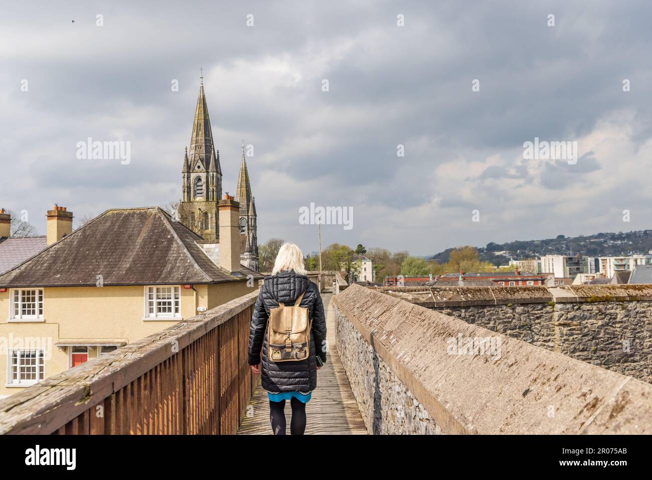 View from Fort Elizabeth Dun Elise with Saint Fin Barre's Cathedral in ...