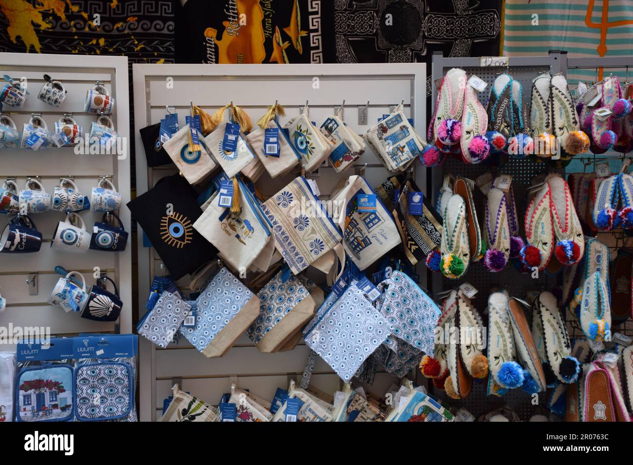 Souvenir shop leather goods hi-res stock photography and images - Alamy