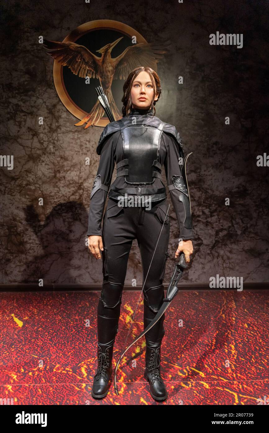 Shah Alam, Malaysia - April 17,2023 : Jennifer Lawrence's wax figure ...