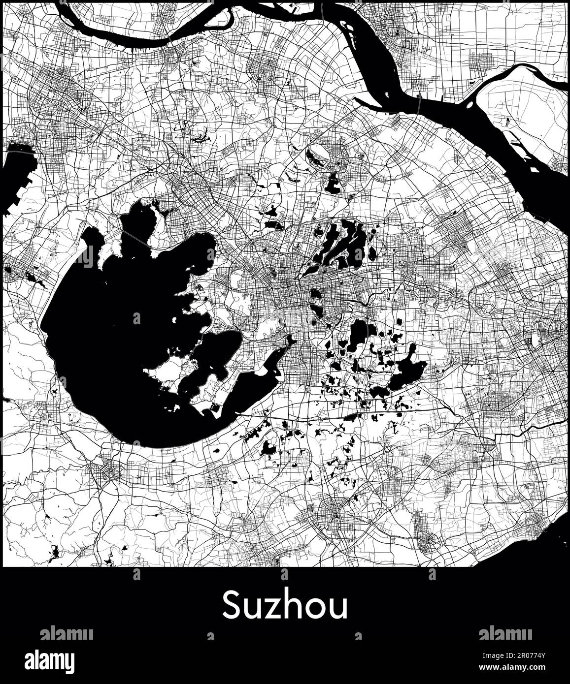 City Map Asia China Suzhou Vector Illustration Stock Vector Image Art City Map Asia China Suzhou Vector Illustration Stock Vector Image Art