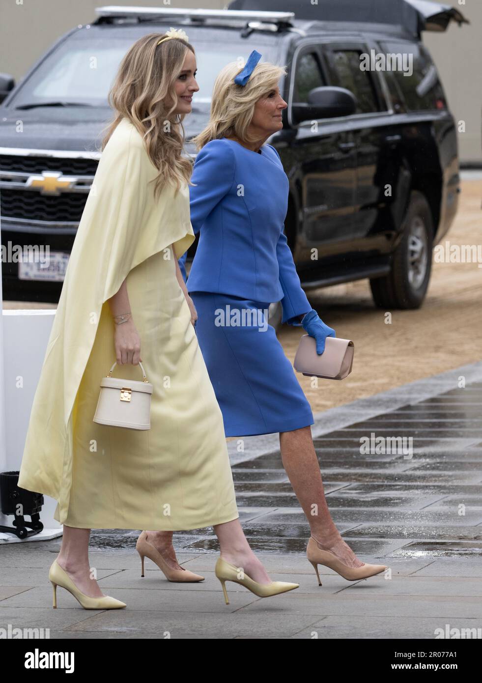 First Lady of the United States, Dr Jill Biden and her grand daughter ...