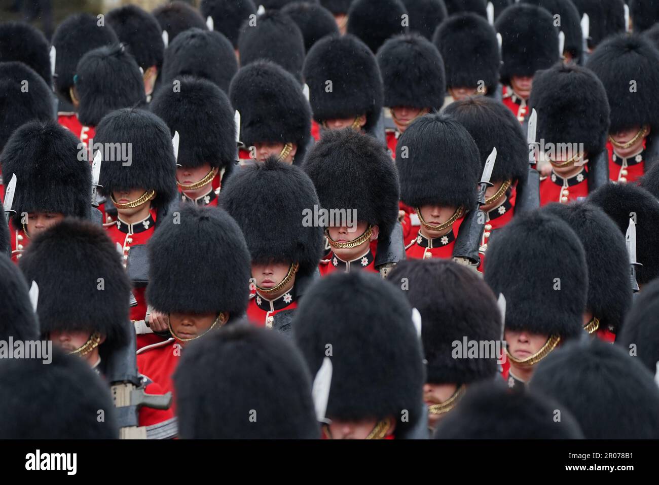 The King's Procession in Westminster Abbey for the coronation ceremony ...