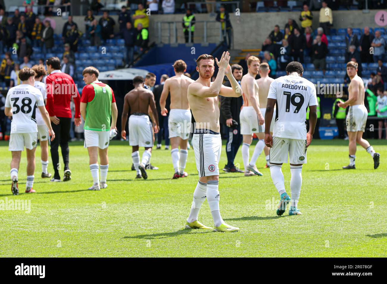 Accrington Stanley's Jack Nolan applauds the fans after the Sky Bet ...