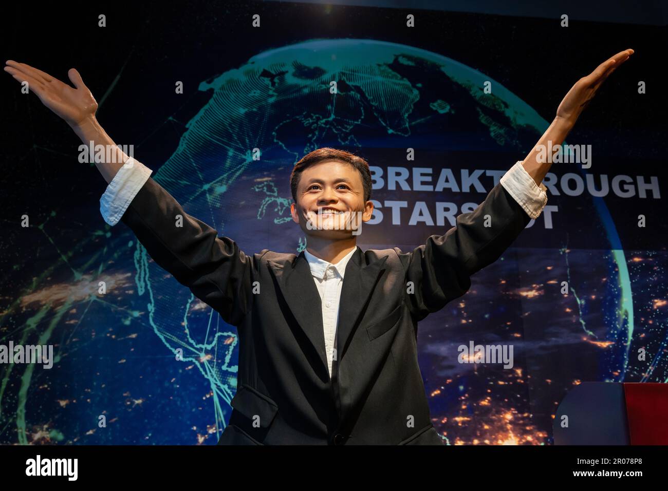 Shah Alam, Malaysia - April 17,2023 : Jack Ma Yun's wax figure ...