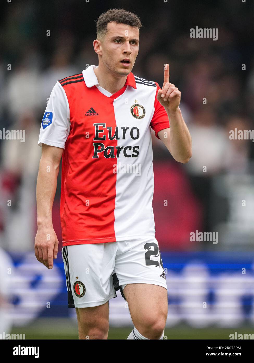 Rotterdam, Netherlands. 07th May, 2023. Rotterdam - Oussama Idrissi of Feyenoord during the ...