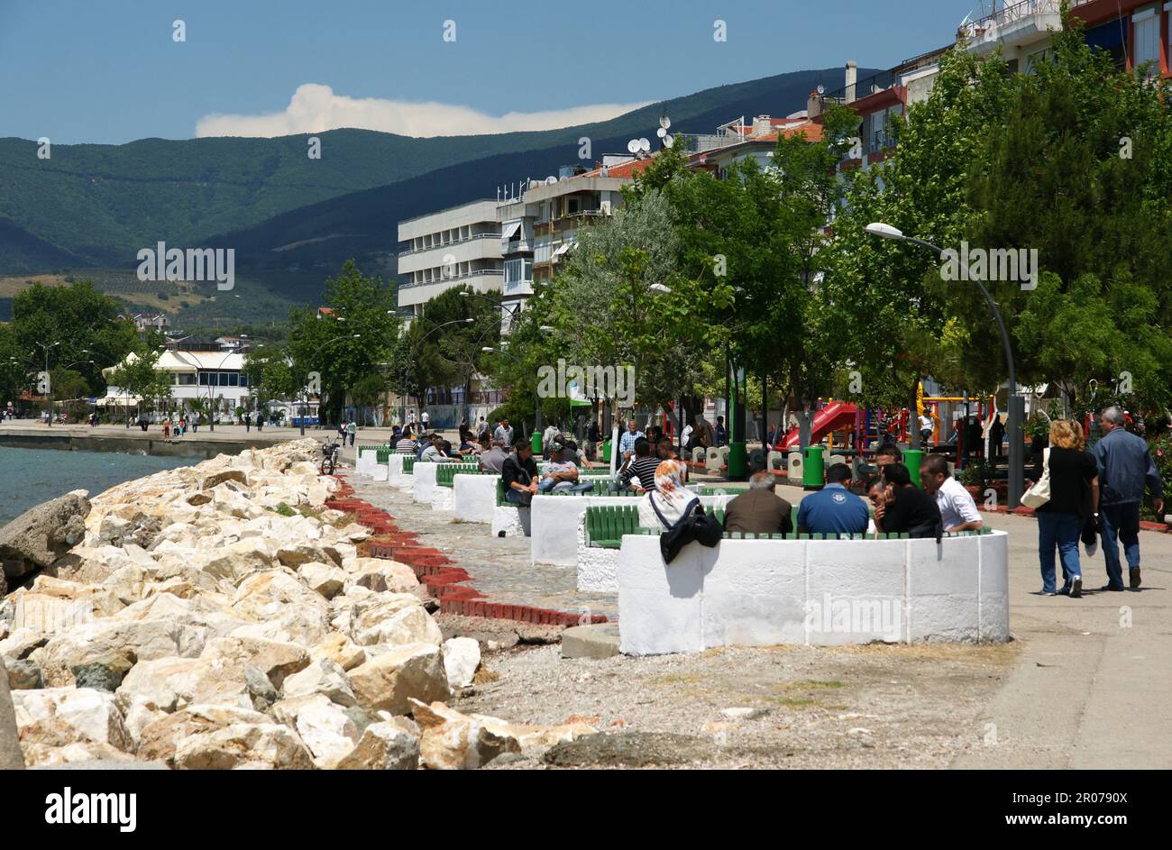 Erdek is a holiday town in Turkey Stock Photo - Alamy