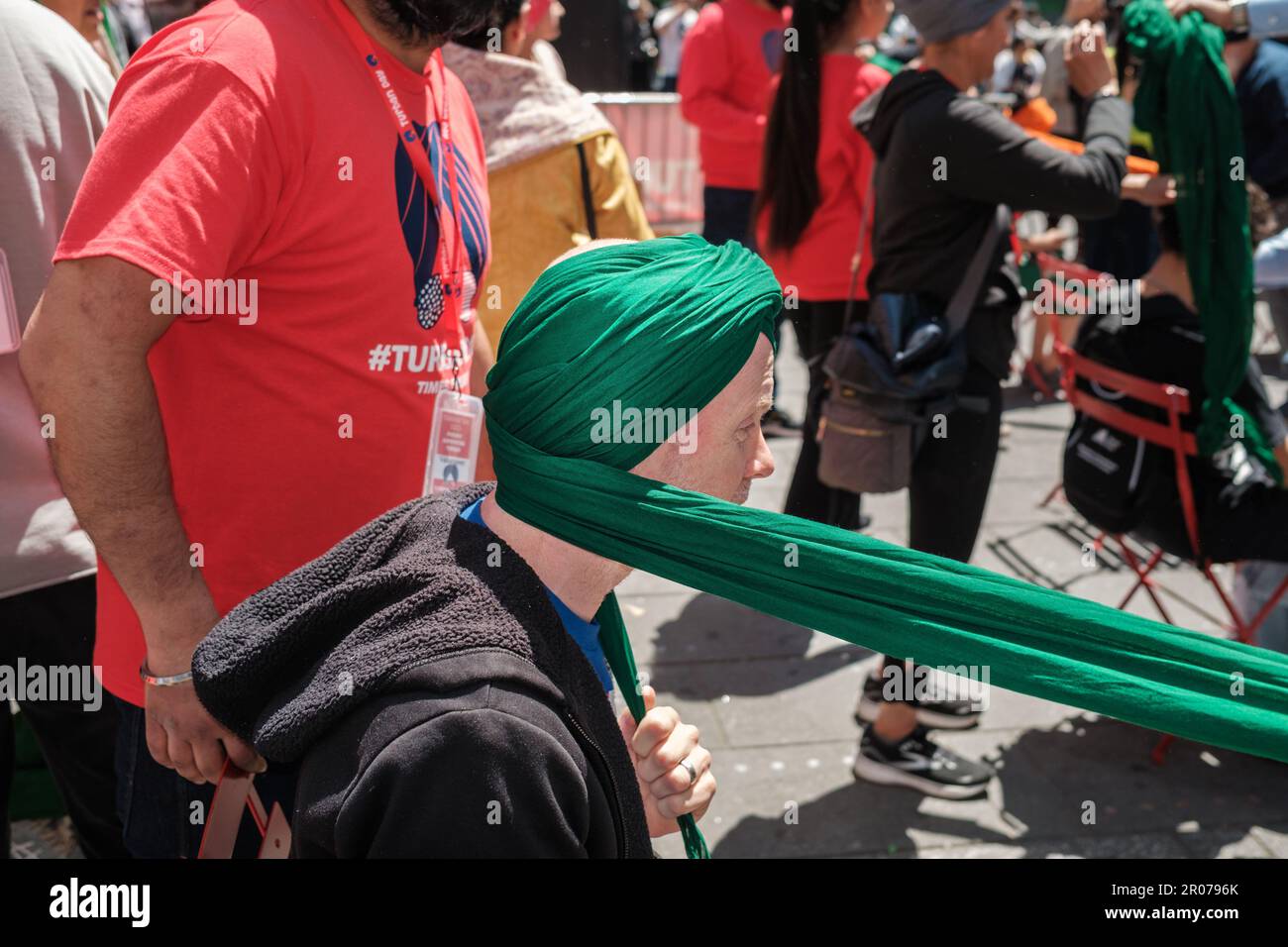 New York, New Yoork, USA. 6th May, 2023. It was Turban Day in Times ...