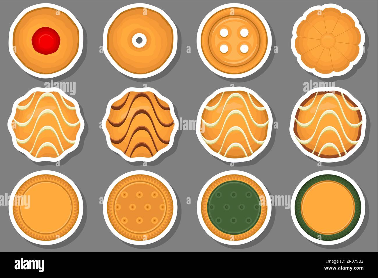 Shortbread biscuit cookie cartoon hi-res stock photography and images ...