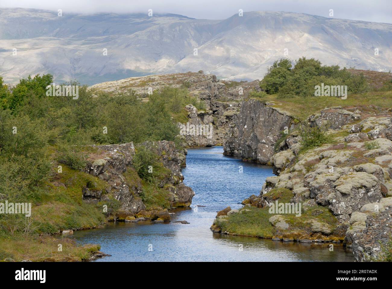Thingvellir, Iceland. 02nd Aug, 2022. Thingvellir National Park is ...