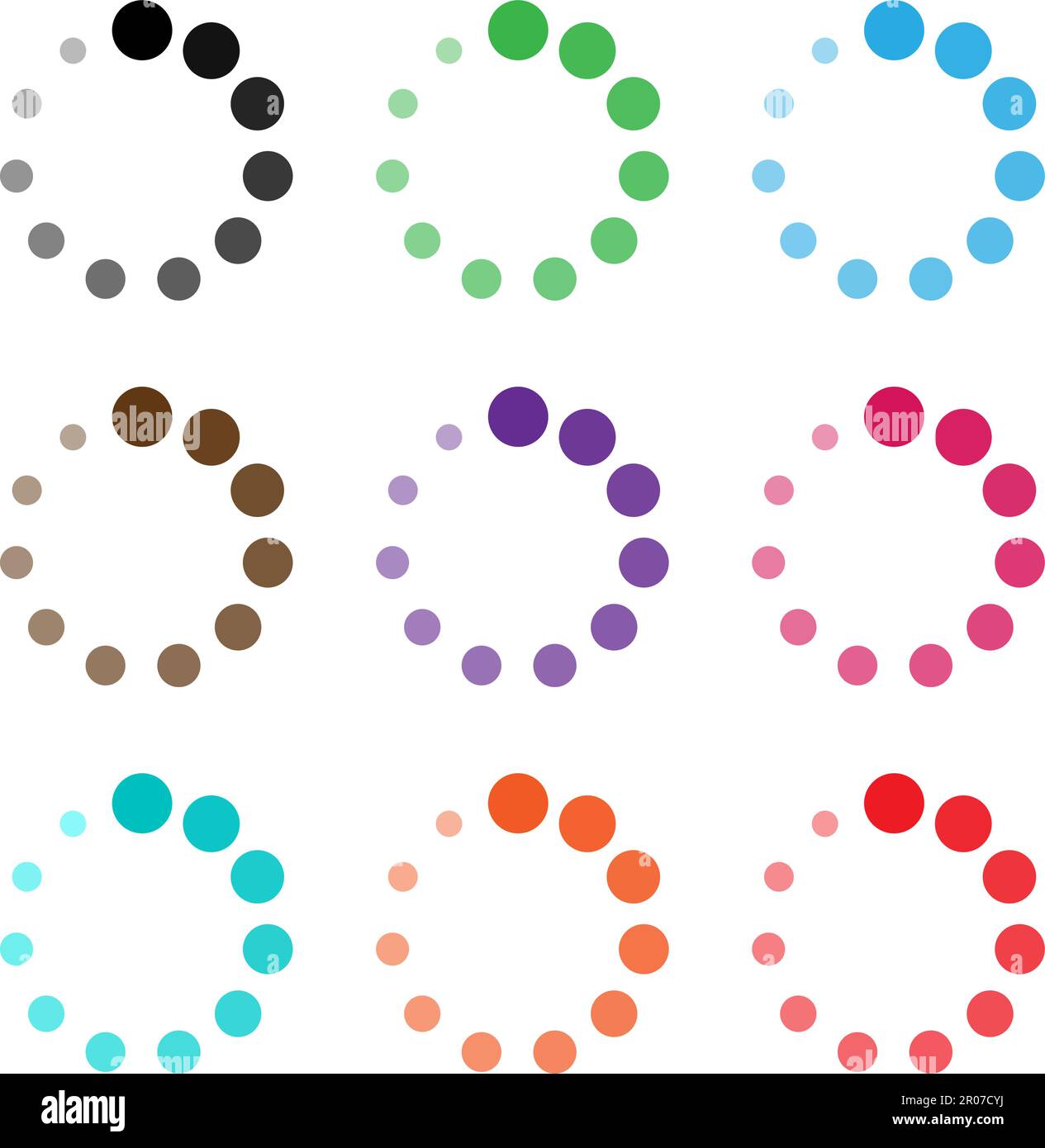 Spinning process Stock Vector Images - Alamy