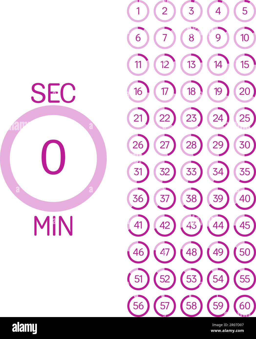 Set of purple Timer, clock, stopwatch isolated icons. Label cooking ... Set of purple Timer, clock, stopwatch isolated icons. Label cooking ...