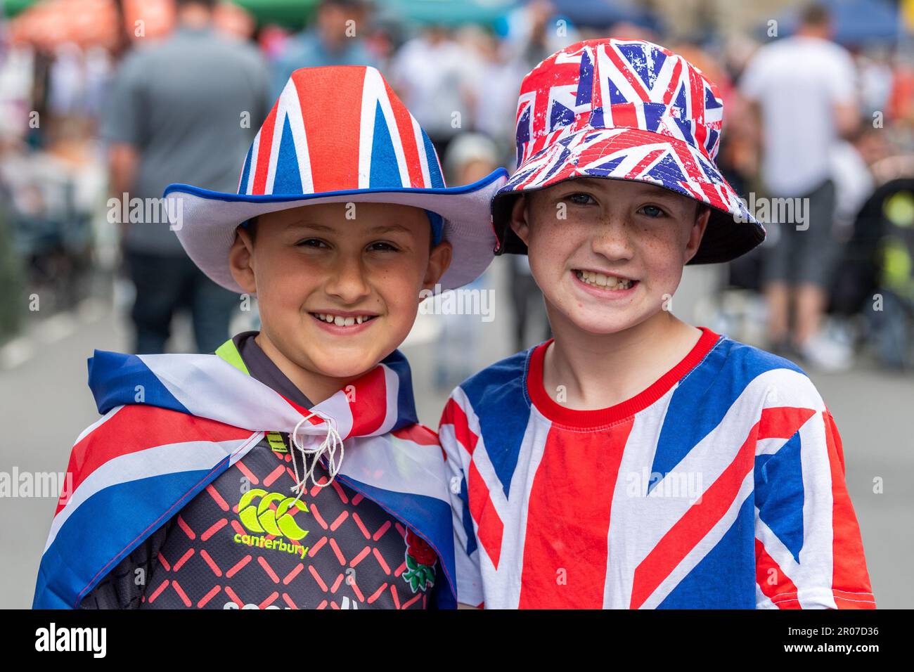 Alcester, Warwickshire, UK. 7th May, 2023. Alcester was the scene of a ...