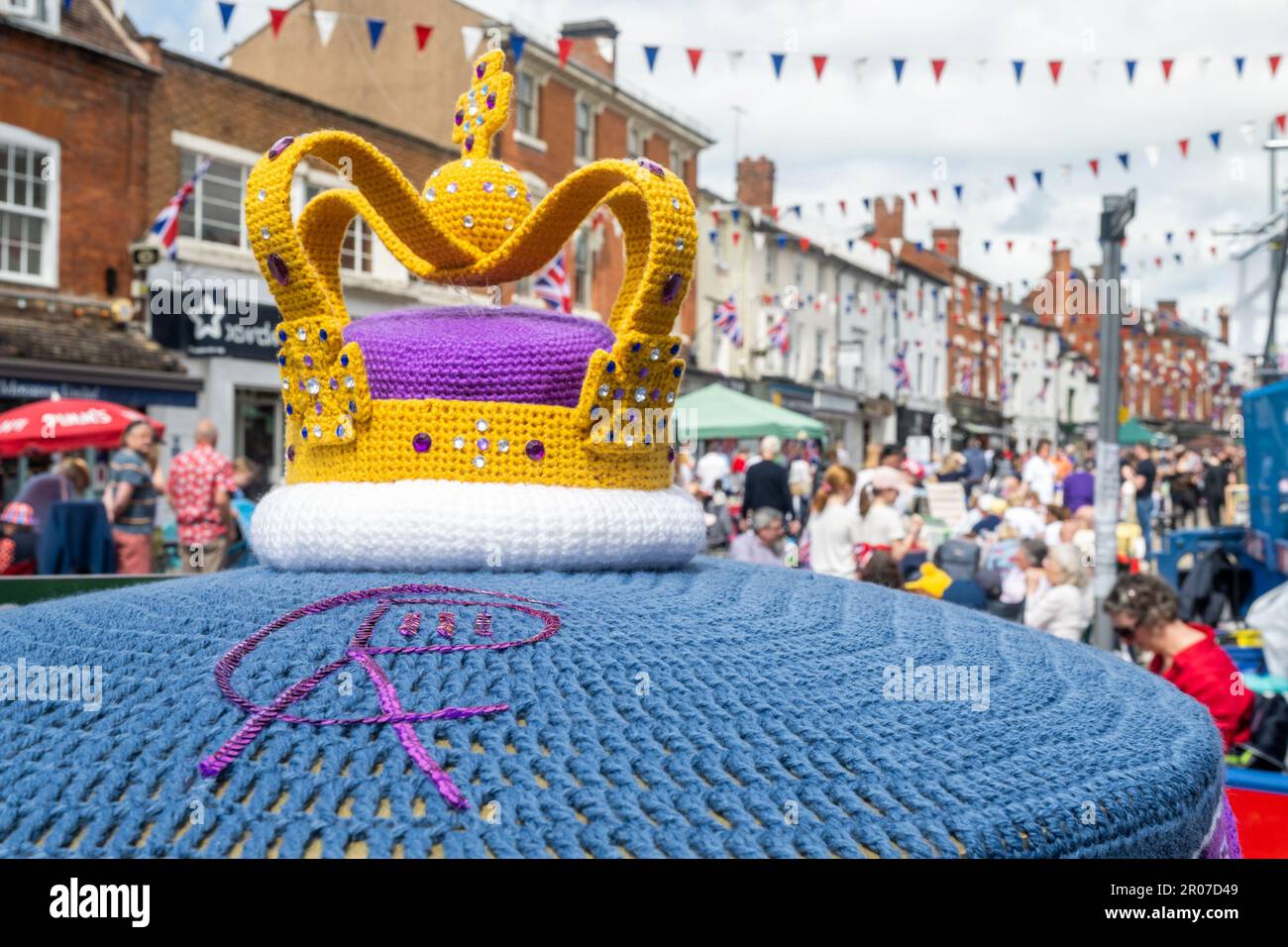Alcester, Warwickshire, UK. 7th May, 2023. Alcester was the scene of a ...