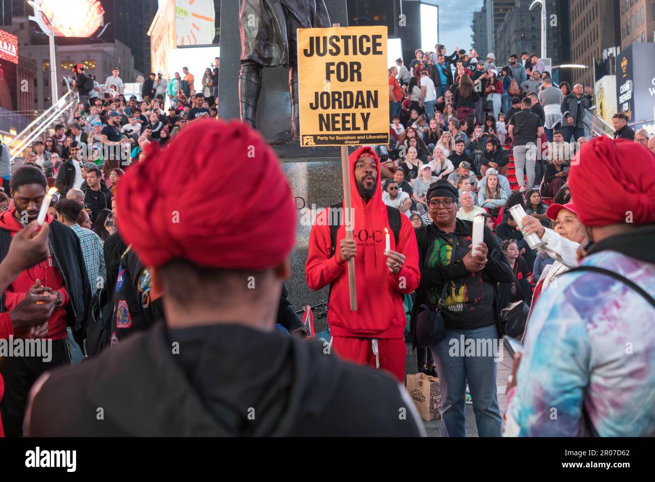 Protesters rally perform in Times Square in New York City on Saturday ...