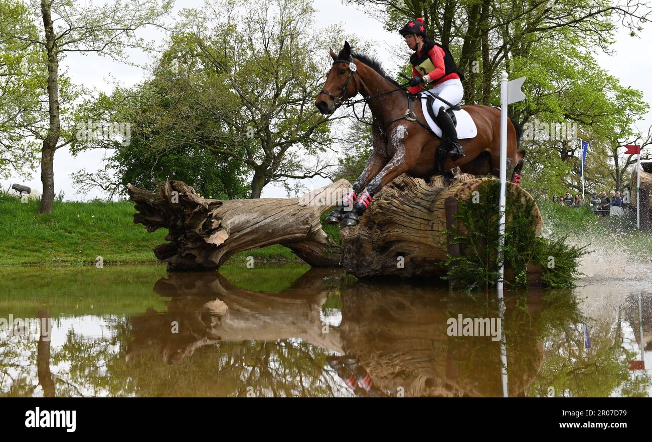 Badminton Estate, Gloucestershire, UK. 7th May, 2023. 2023 Badminton Horse Trials Day 4; Fiona ...