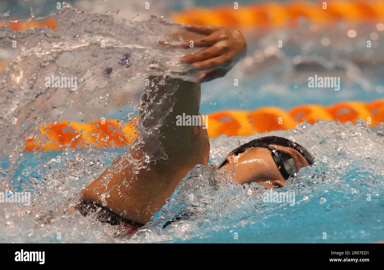 Singapore's Gan Ching Hwee swims in the women's 200m Freestyle final ...