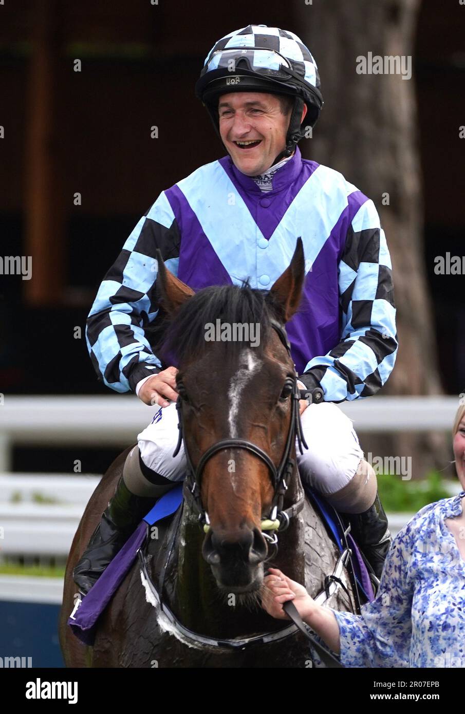 Jockey shane foley celebrates hi-res stock photography and images - Alamy