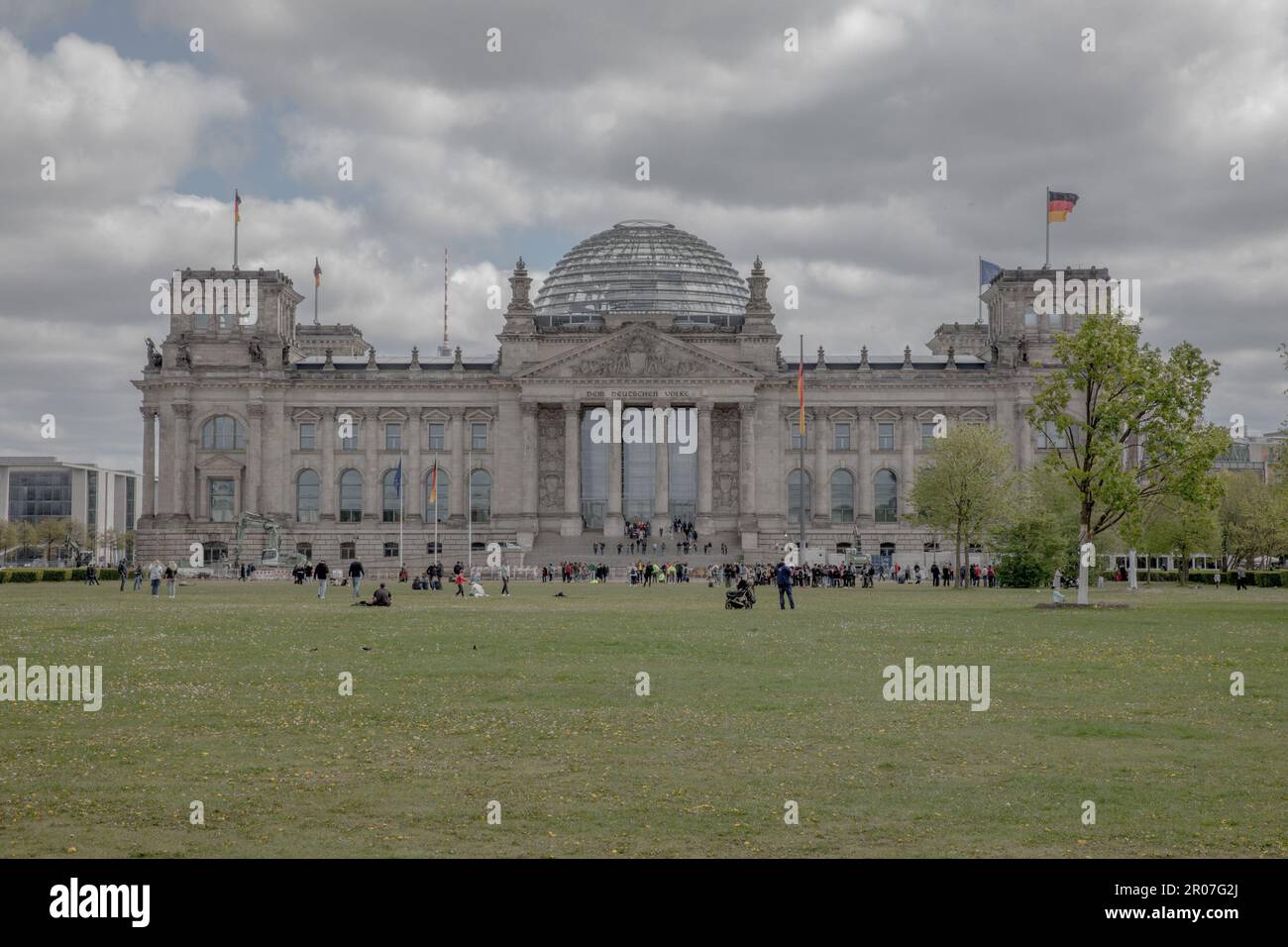 Berlin, Germany. 7th May, 2023. The Reichstag building in Berlin has ...