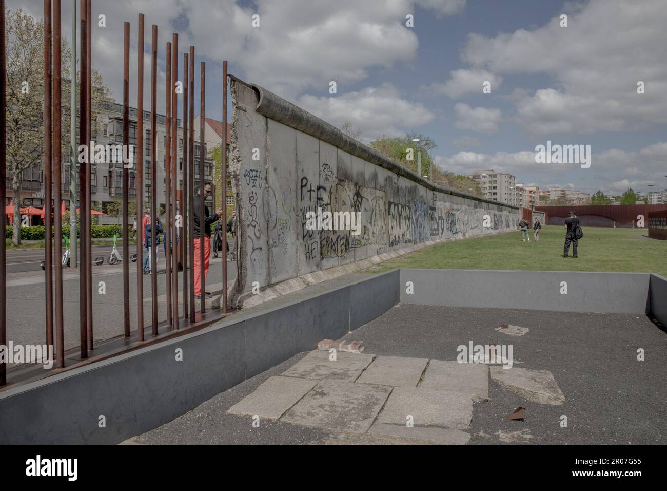 Berlin, Germany. 7th May, 2023. The Bernauer StraÃŸe memorial is a ...