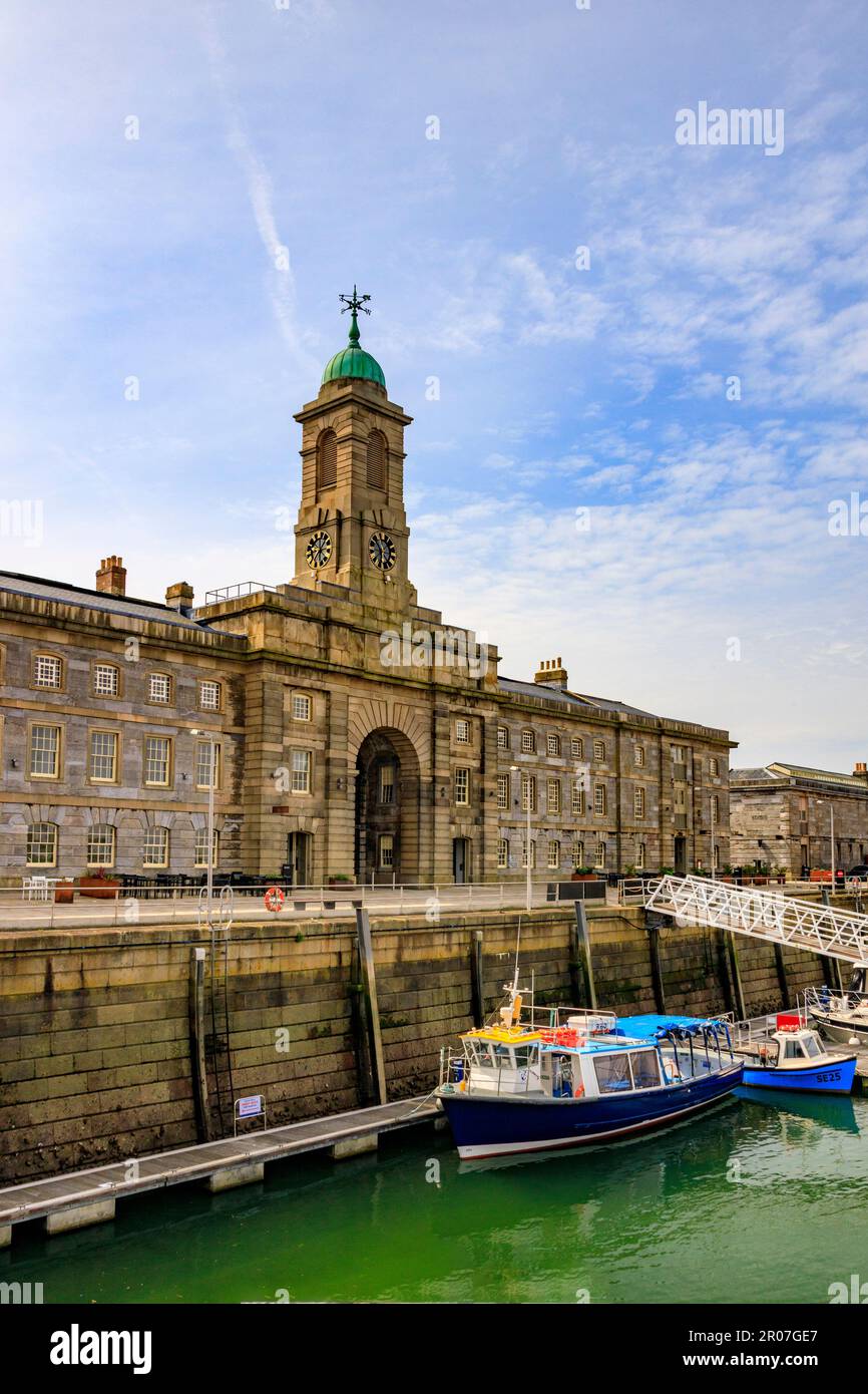The Melville Building at the Royal William Yard, a former Royal Navy ...