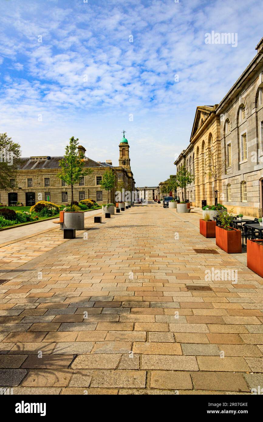 The main street at the Royal William Yard, a former Royal Navy ...