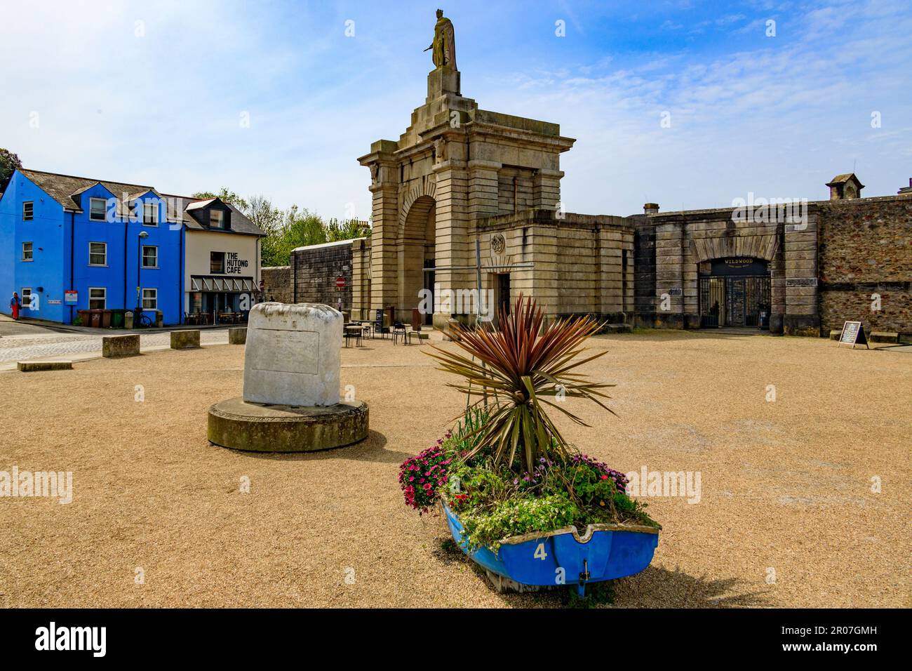 The gateway to the Royal William Yard, a former Royal Navy victualling ...