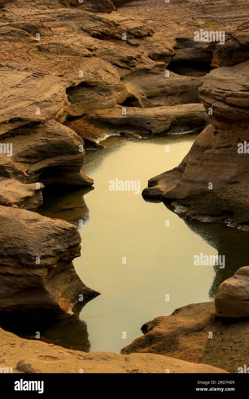 Surface rocks by water erosion Stock Photo - Alamy