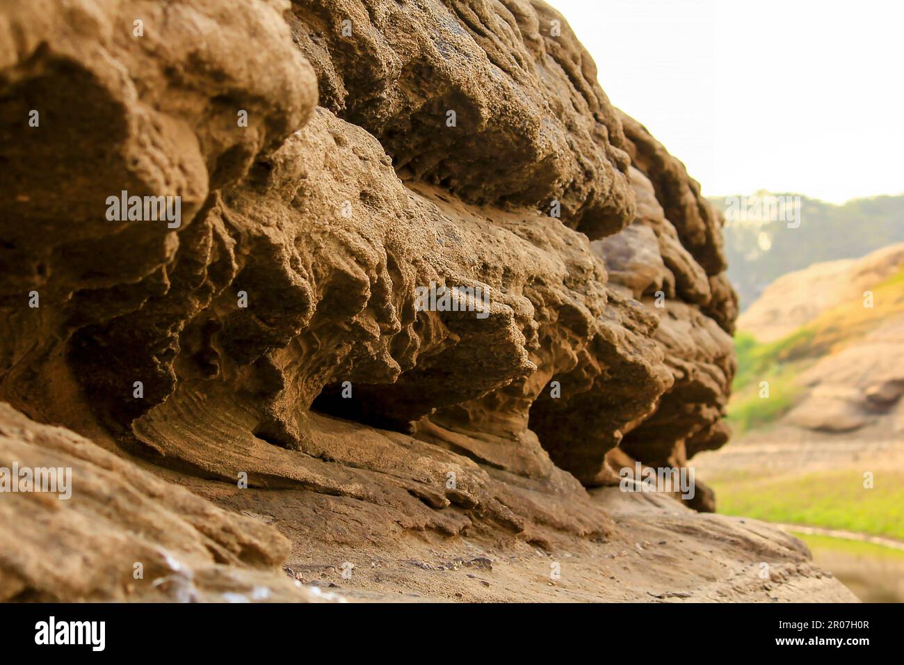Surface rocks by water erosion Stock Photo - Alamy