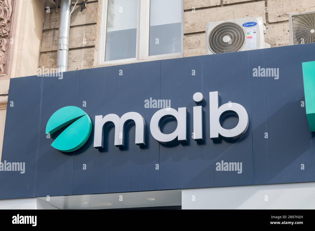 Chisinau, Moldova - March 8, 2023: Logo and sign of Maib Stock Photo ...