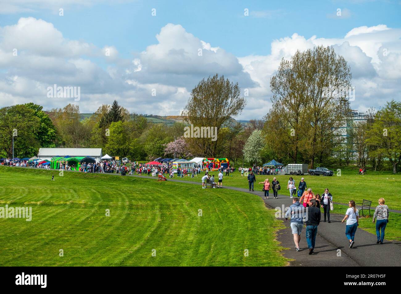 7th May 2023 - Gala Day in Dalry, North Ayrshire, Scotland, co-inciding ...