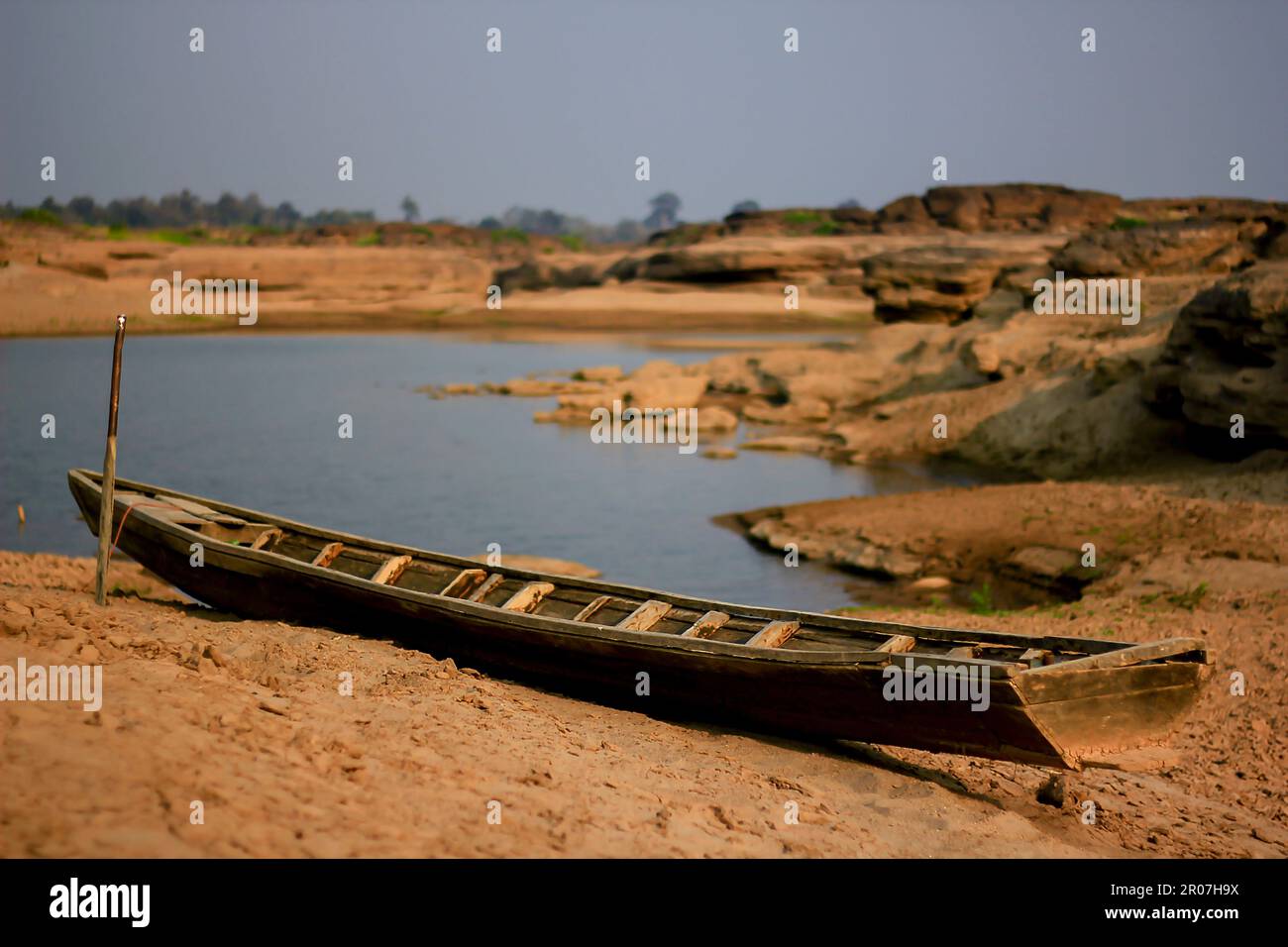 Wooden boat on ground hi-res stock photography and images - Alamy