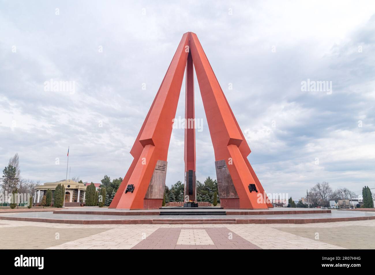 Chisinau, Moldova - March 8, 2023: View on Riffle Monument at Eternity ...