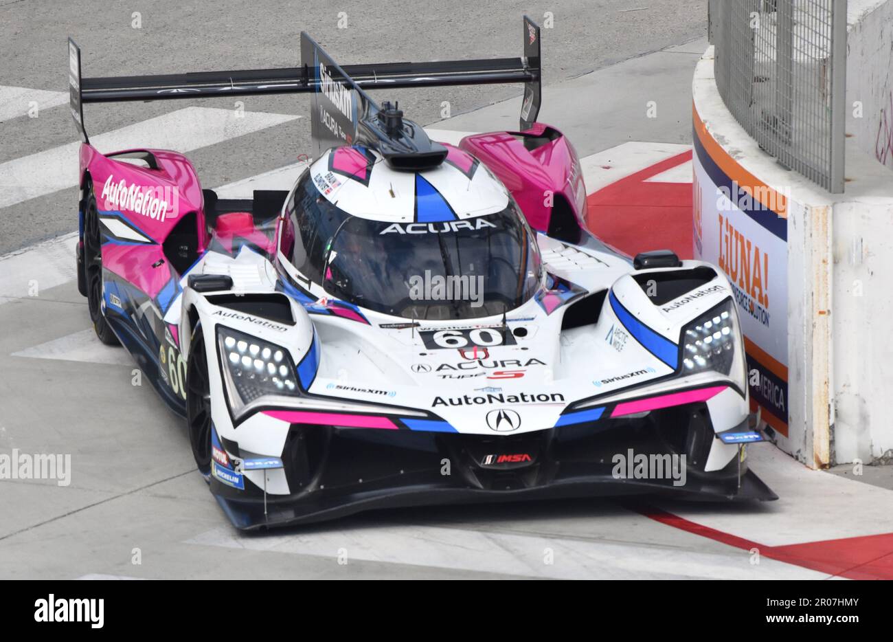 Meyer Shank Racing's No. 60 Acura ARX-06 at the IMSA race in the Long ...