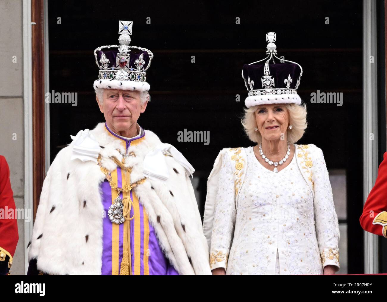 King charles coronation balcony hi-res stock photography and images - Alamy