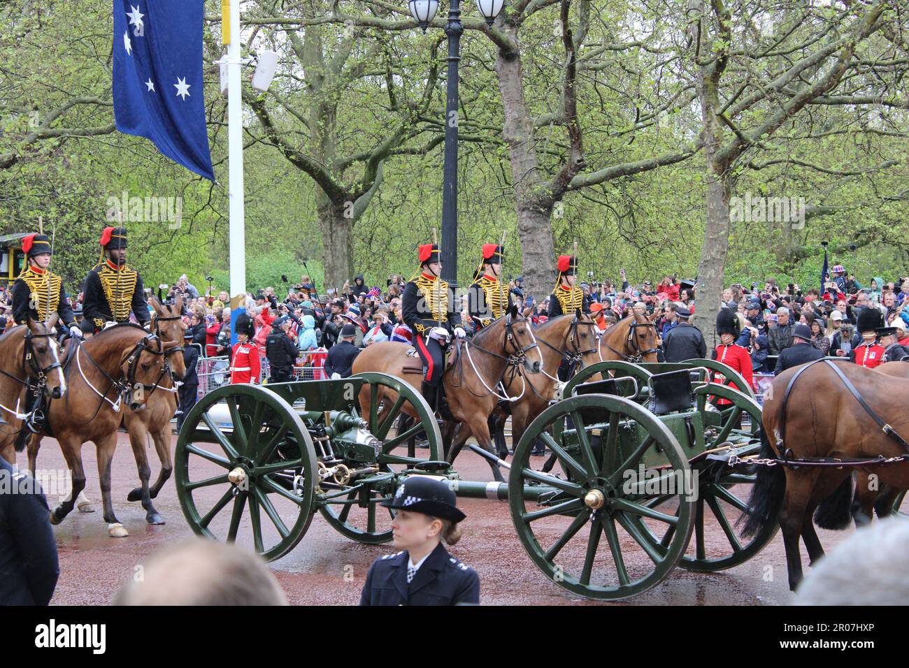 The Mall, London, United Kingdom. May 6, 2023. Heading the Royal ...