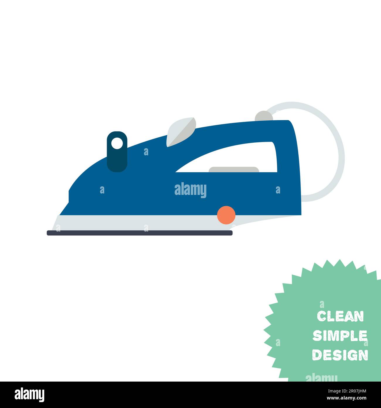 Isolated steam iron icon. Modern vector illustration Stock Vector Image ...