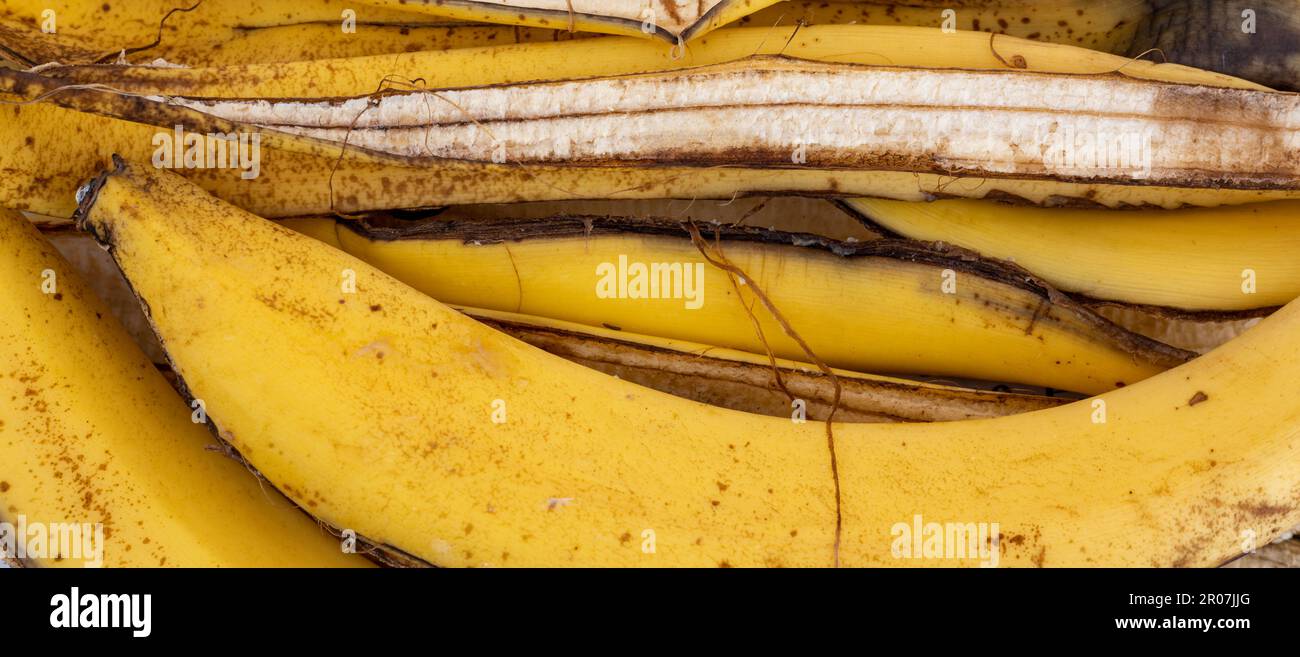 Banana banana peel close up hi-res stock photography and images - Alamy