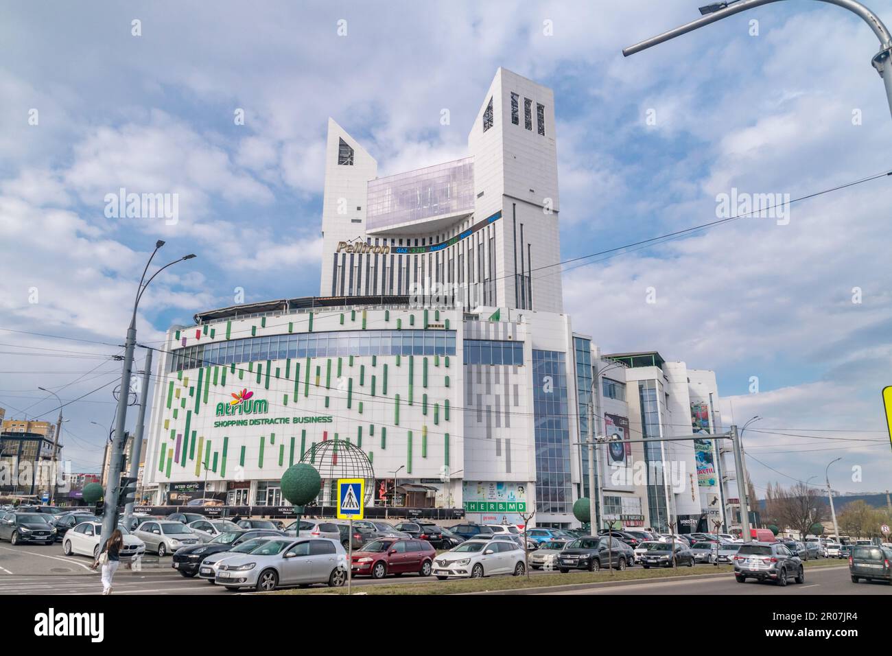 Chisinau, Moldova - March 8, 2023: Atrium shopping mall Stock Photo - Alamy