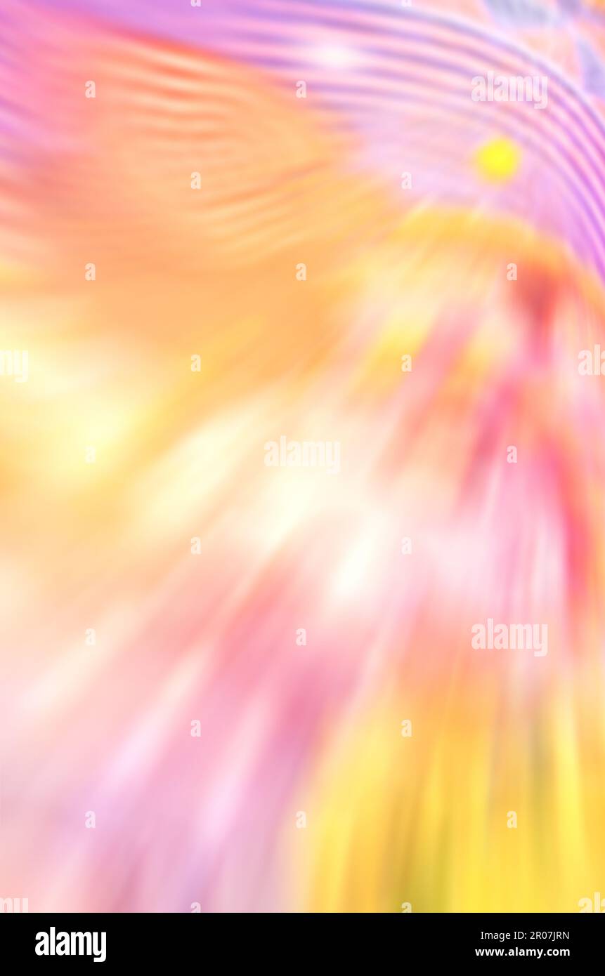 Blurred colorful abstract background or wallpaper, hippy style acid ...